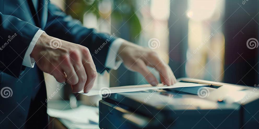 Office Work, Document Management. Business Professional, Printing ...