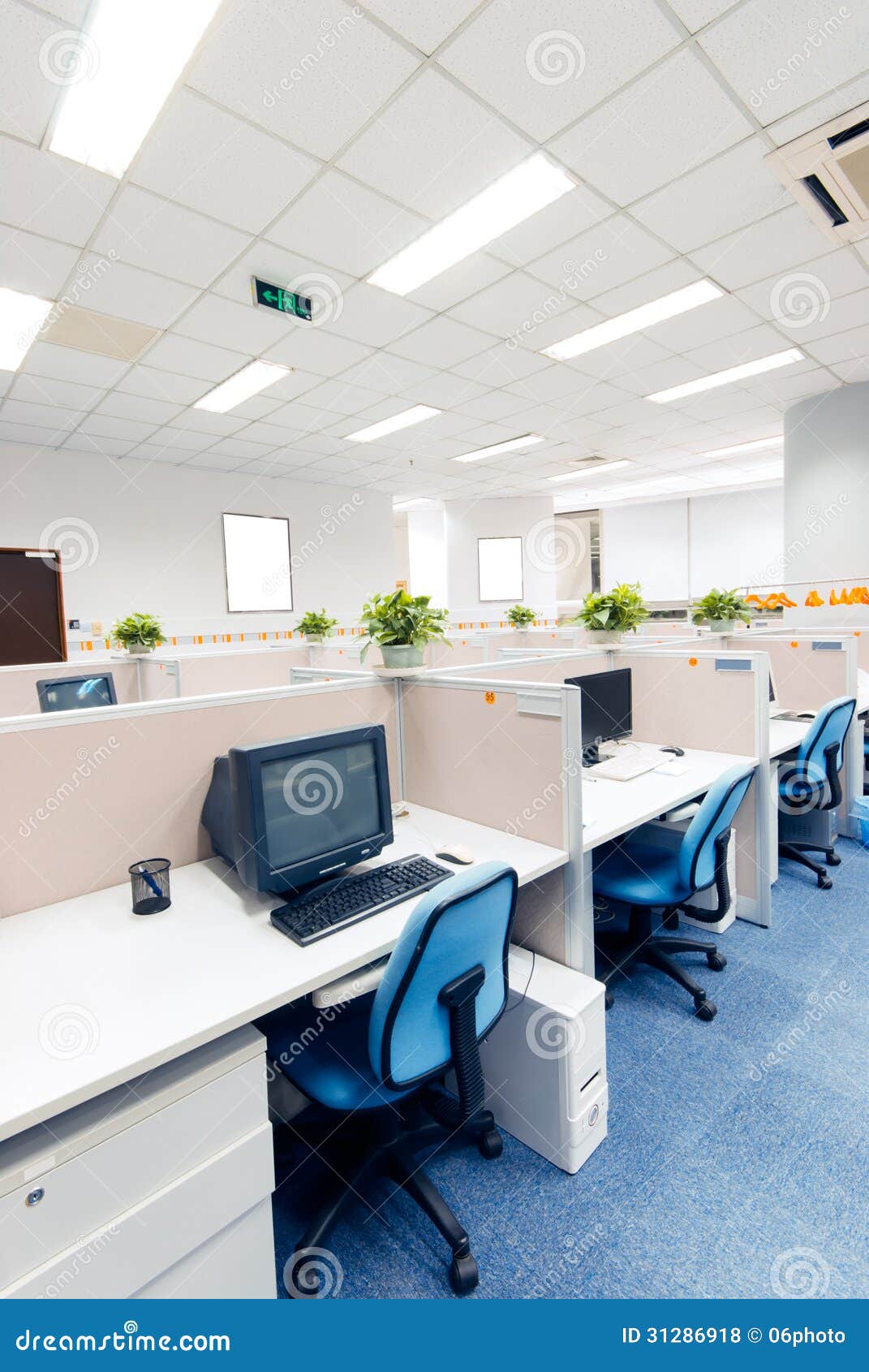 Office work place stock photo. Image of chair, interior - 31286918