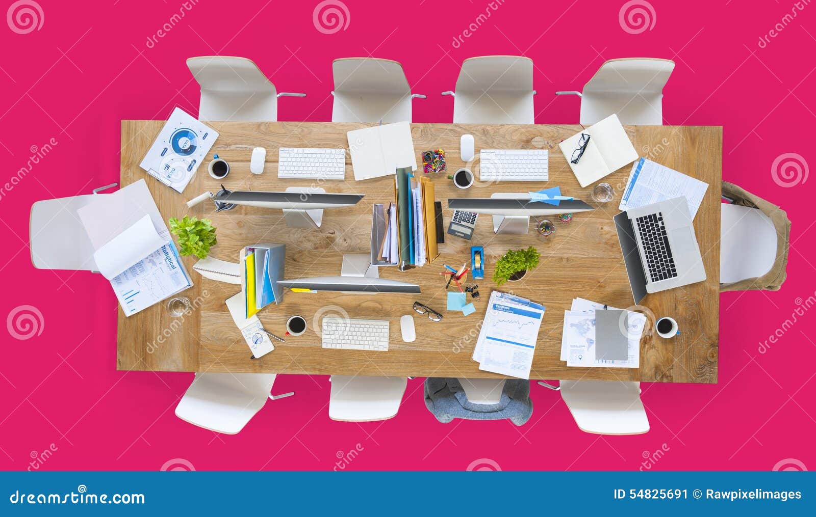 Office Work Place Table Place of Work Concept Stock Image - Image of ...