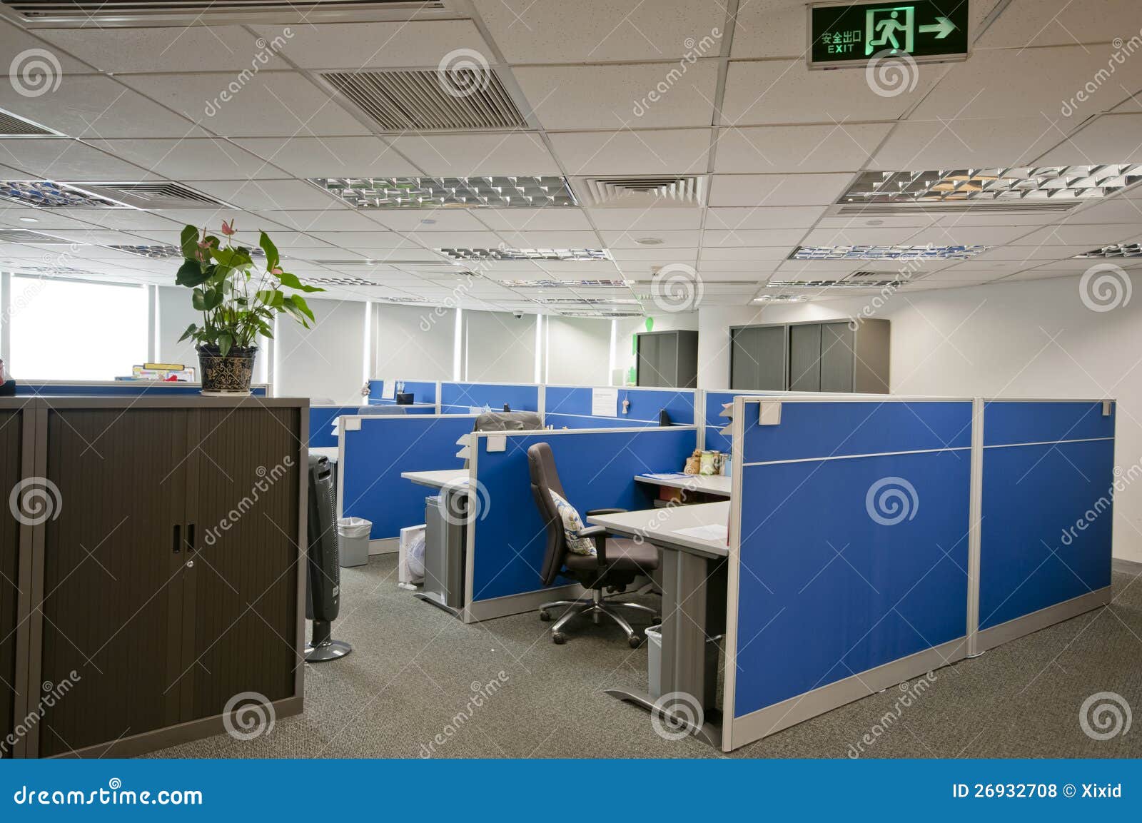 Office work places stock photo. Image of furnishings - 26932708
