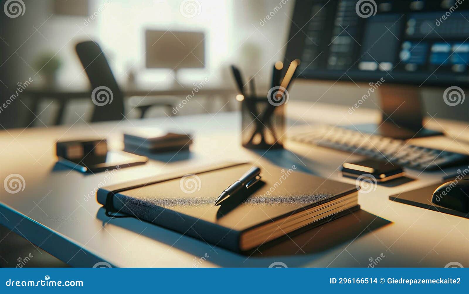 Office Work and Work Tools To Start Project Stock Illustration ...