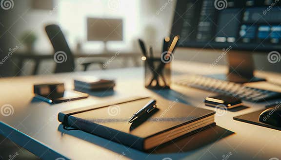 Office Work and Work Tools To Start Project Stock Illustration ...