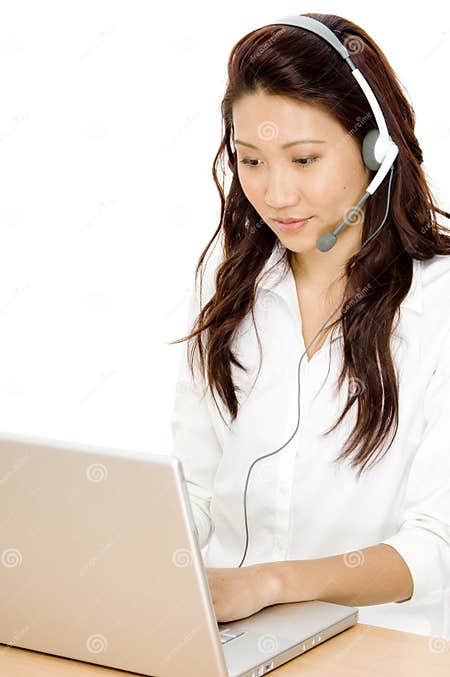 Office Worker stock image. Image of eyes, asian, contact - 1083873