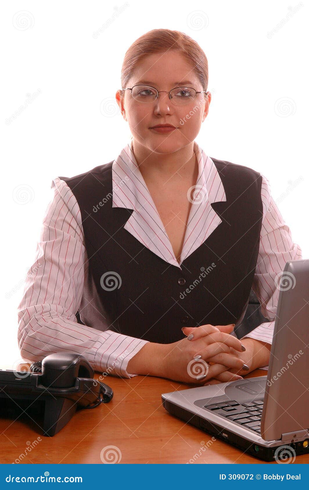 Office Worker stock photo. Image of redhead, attractive - 309072