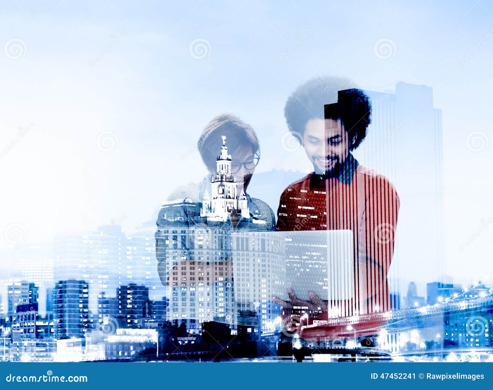 Office Worker Cityscape River Pier Concepts Stock Image - Image of ...