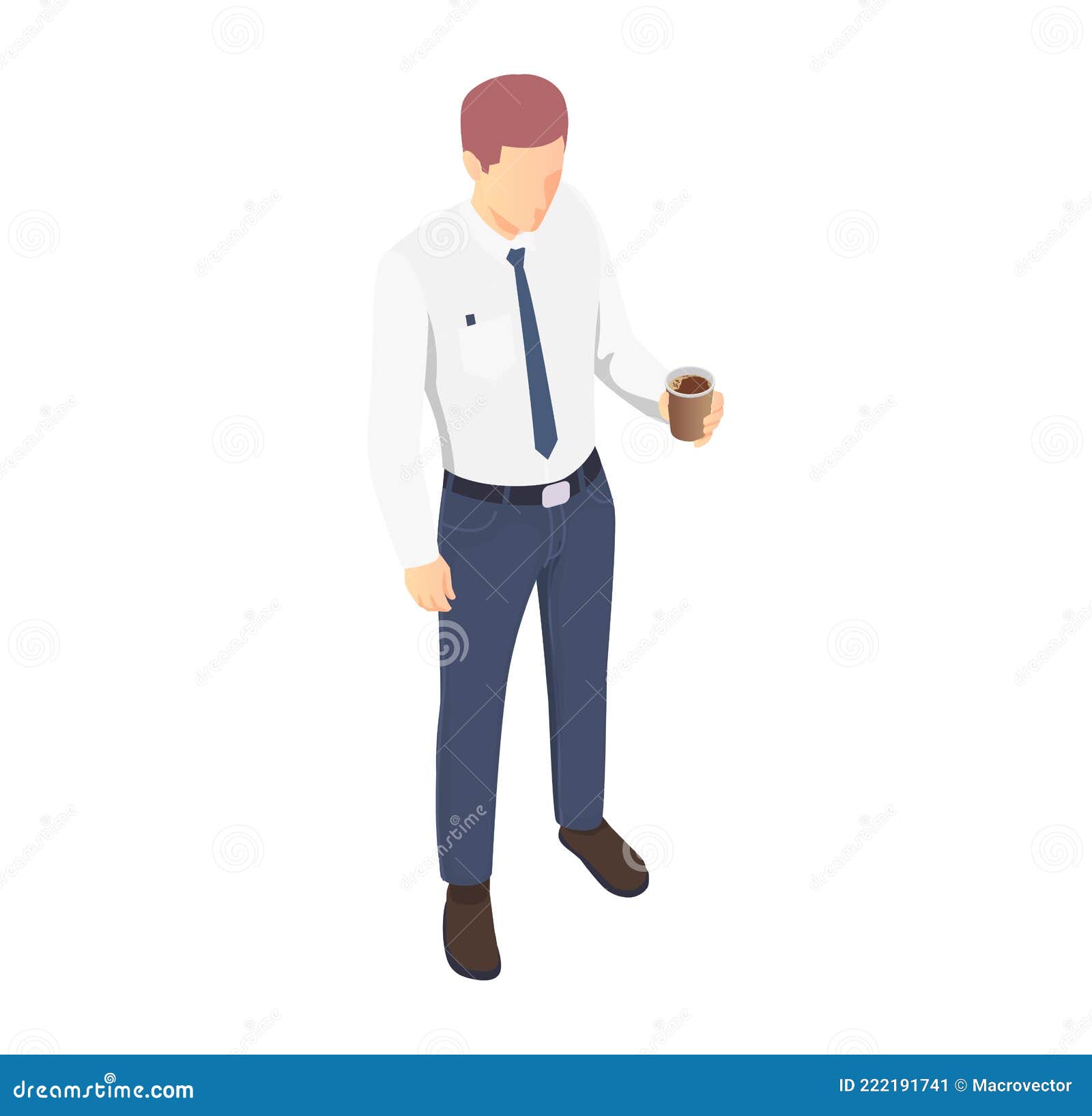 Office Worker Coffee Icon stock vector. Illustration of stress - 222191741