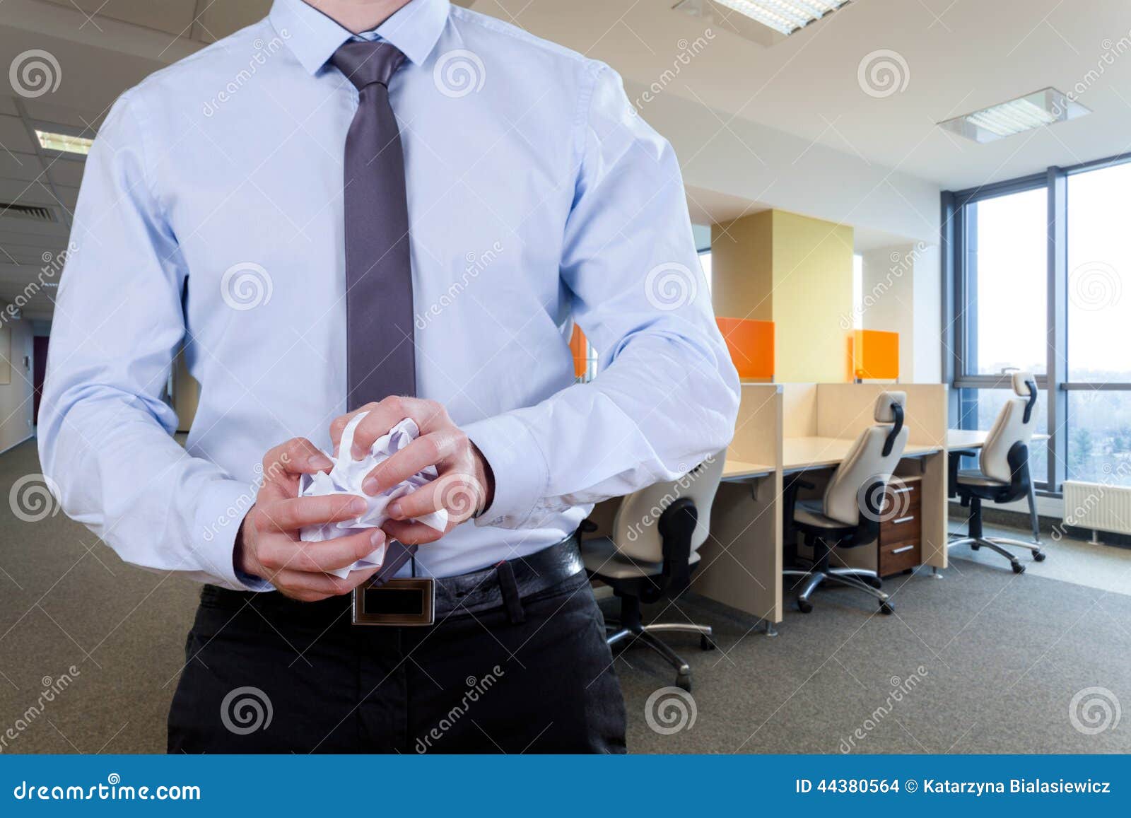 Office Worker Crease Papers Stock Photo - Image of management, document ...