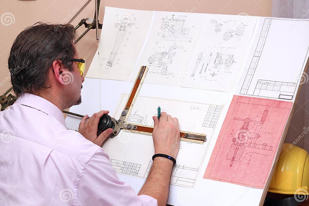 Office Worker - Engineer stock image. Image of male, manager - 18563751