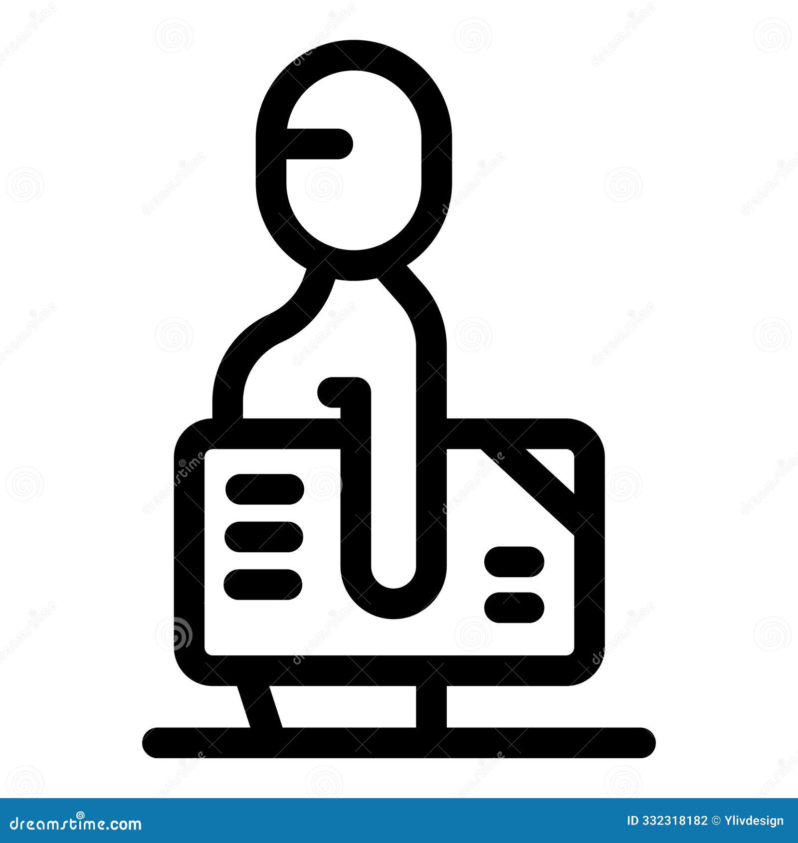 Set Of Stylized Office Workers In Suits. Cartoon Vector | CartoonDealer ...