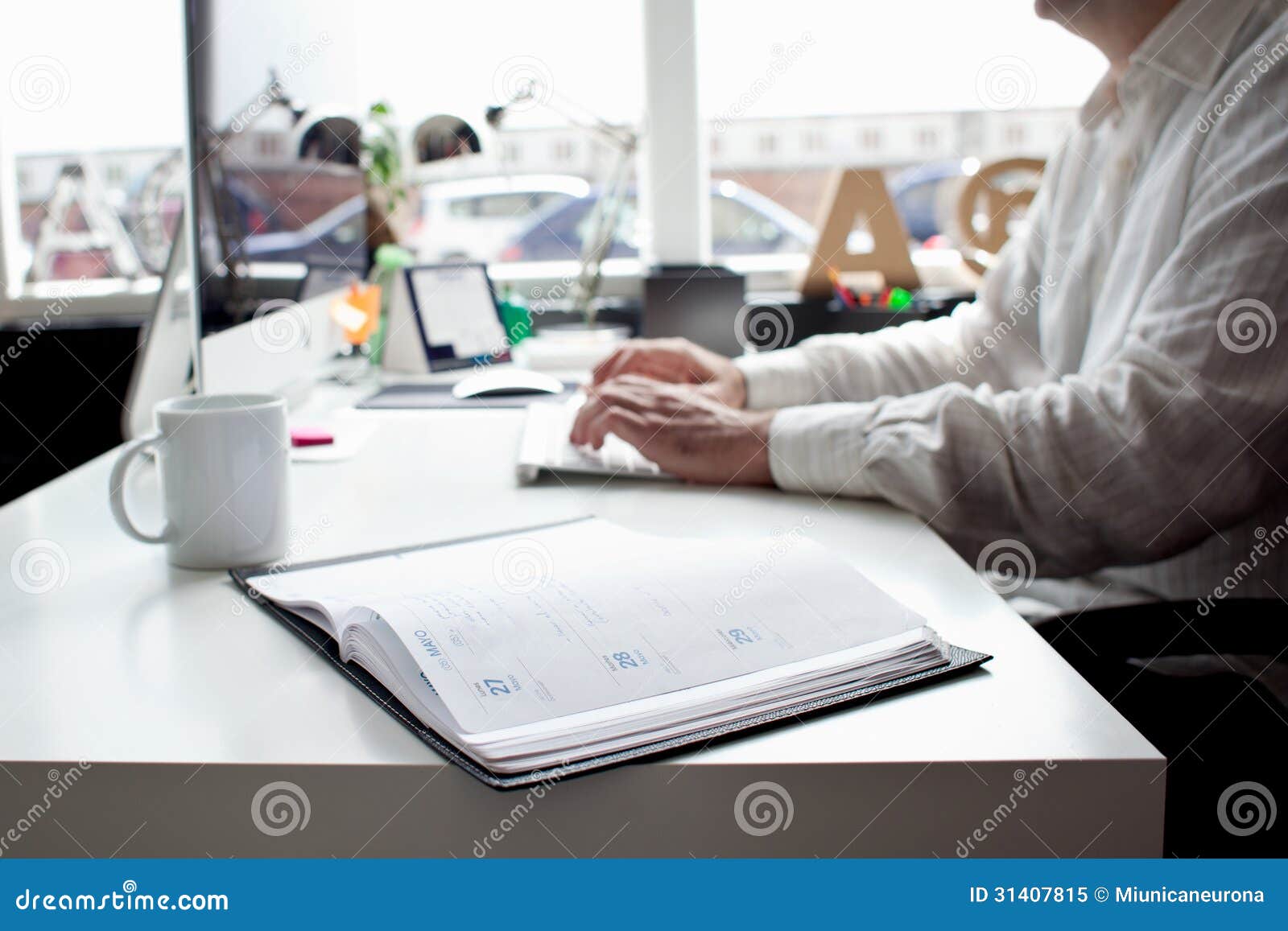 Office stock image. Image of concept, meeting, desk, laptop - 31407815
