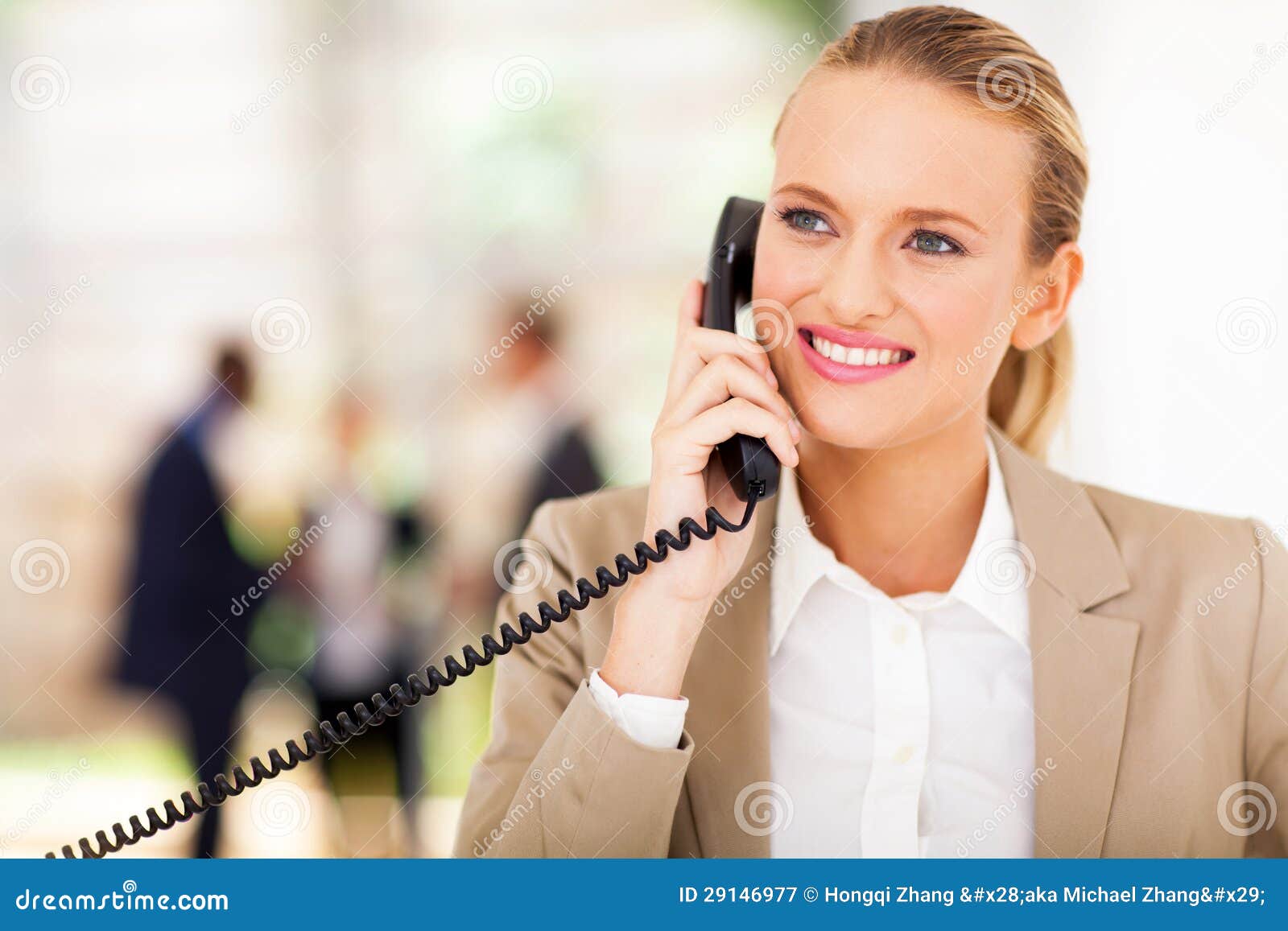Office worker phone stock image. Image of dressed, beige - 29146977
