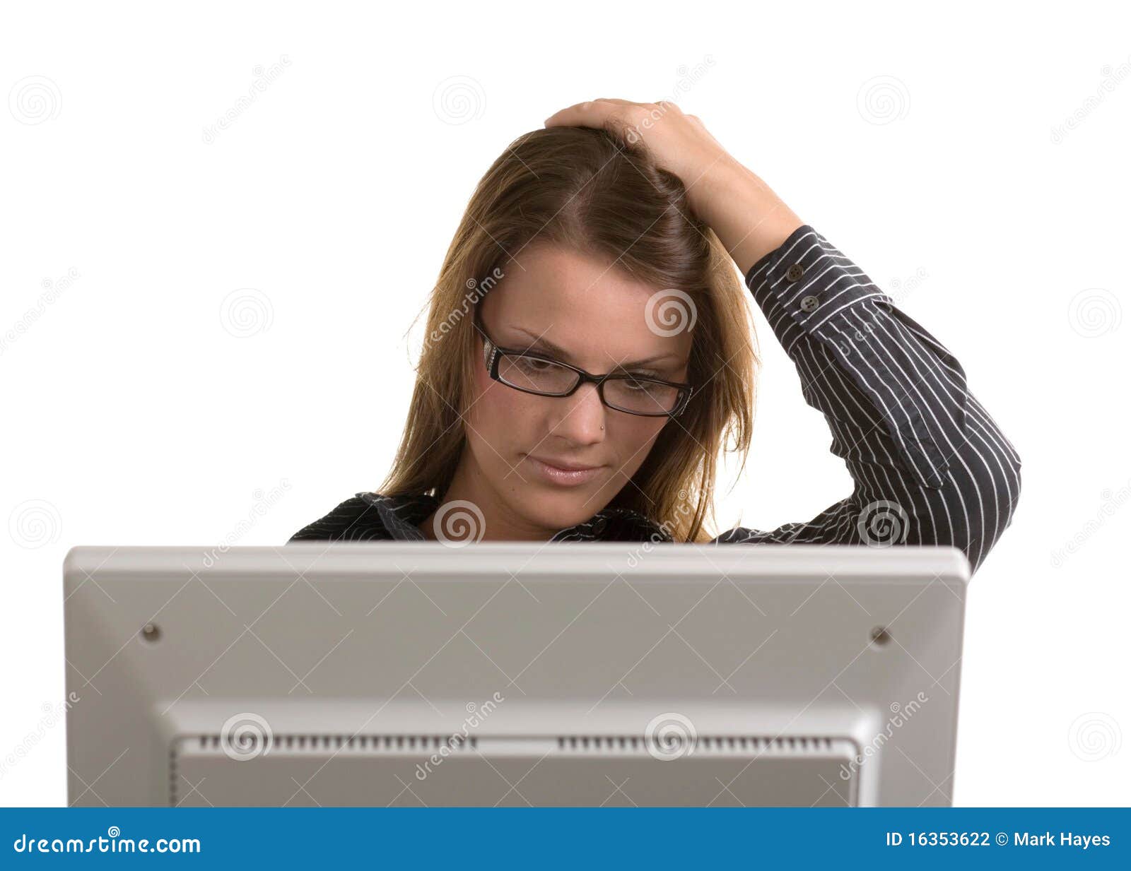 Office Worker Problems stock photo. Image of beautiful - 16353622