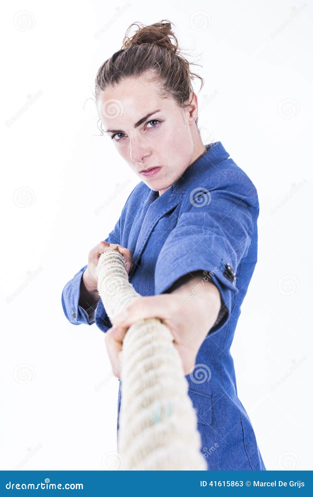 Office Worker Pulling a Rope Stock Image - Image of fight, idea: 41615863