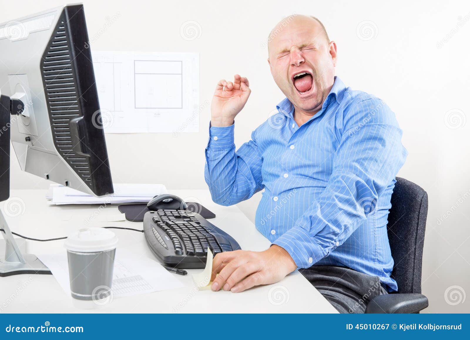 Office worker screaming stock image. Image of shouting - 45010267
