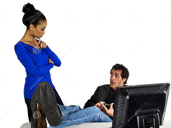 Office worker slacking stock image. Image of office, manager - 23845139