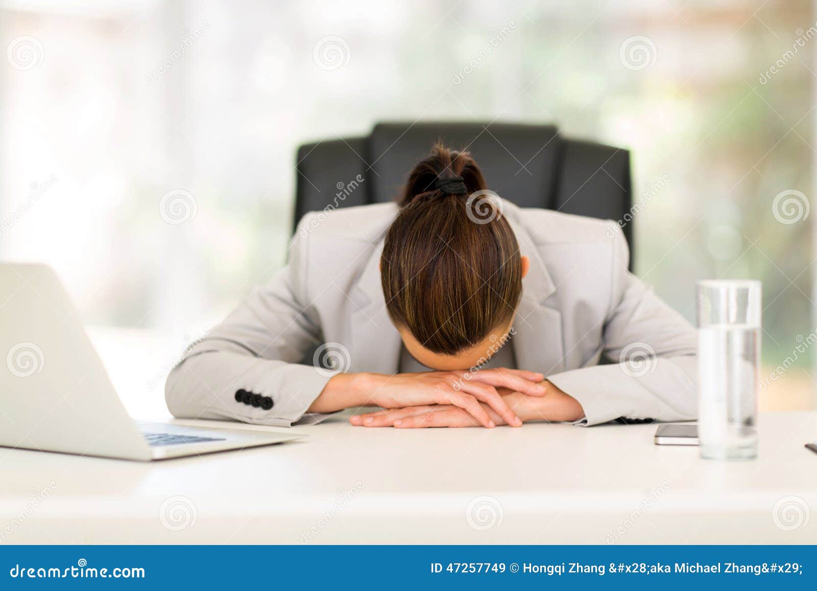 Office worker sleeping stock image. Image of laptop, adult - 47257749