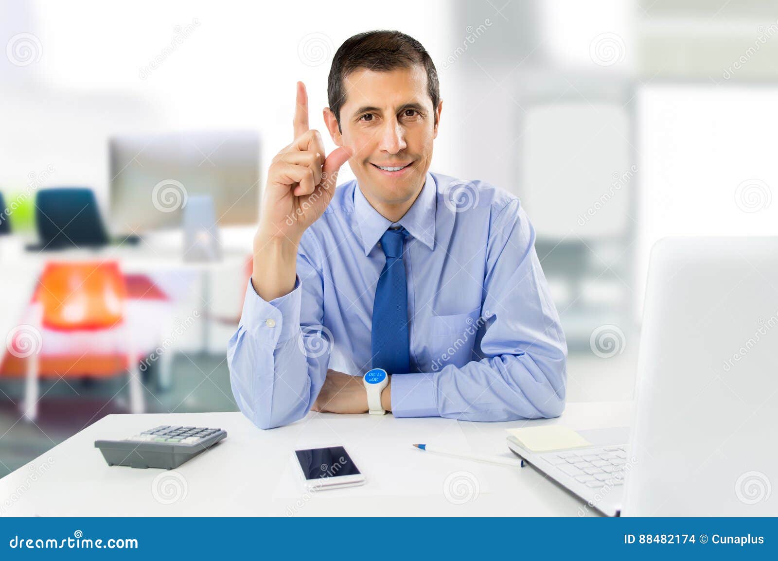 Office Worker Solving the Problems Stock Photo - Image of creativity ...