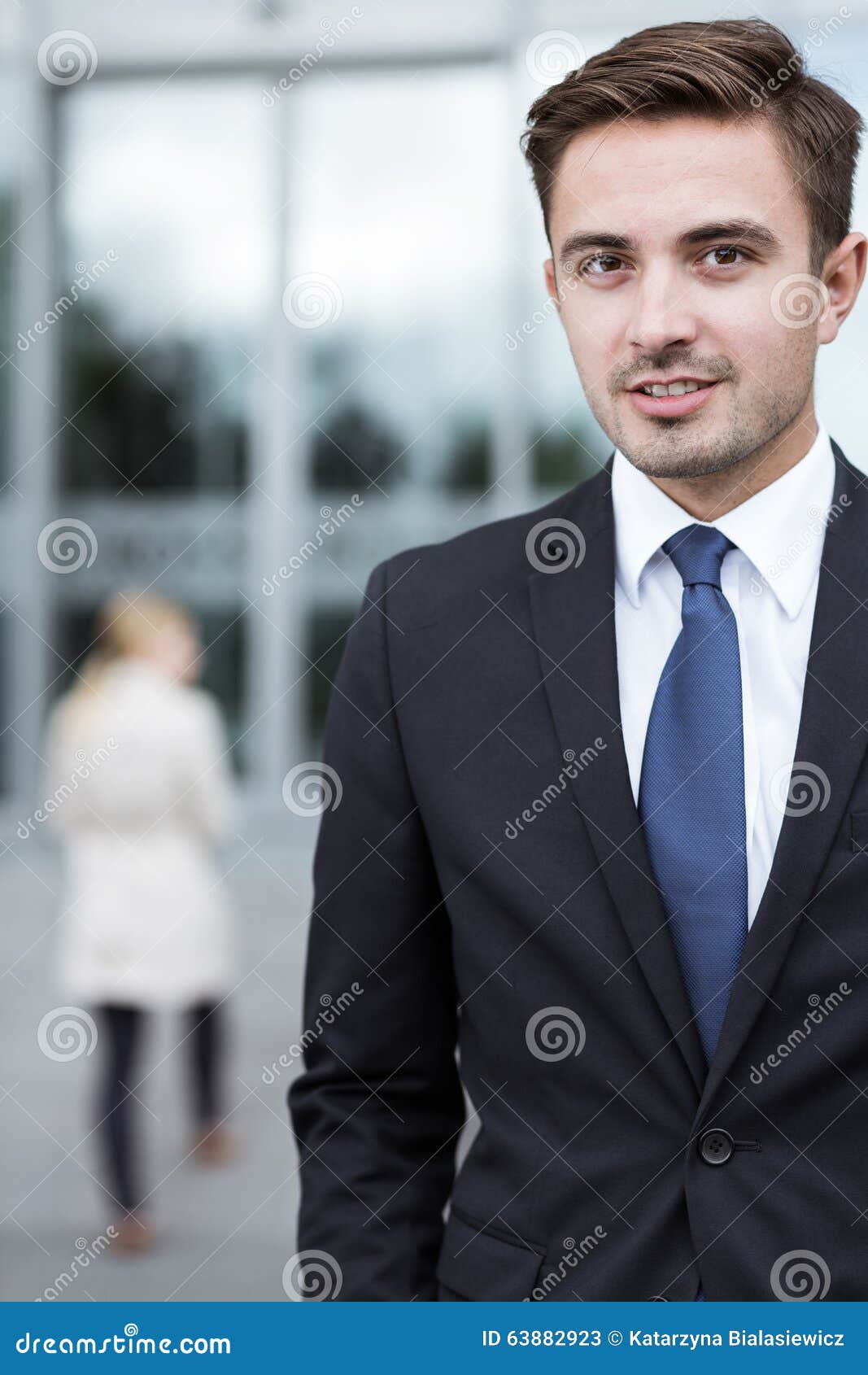 Office worker in the suit stock image. Image of manager - 63882923