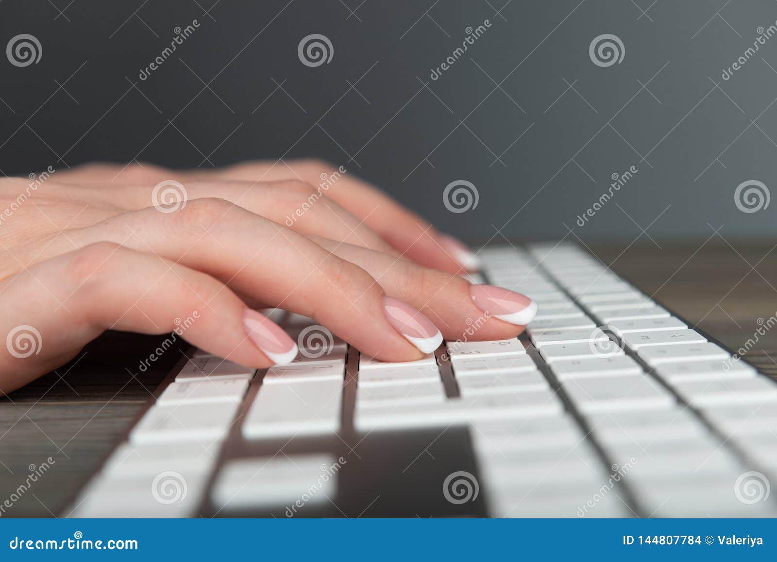 Office Worker Typing on the Keyboard Stock Photo - Image of manager ...