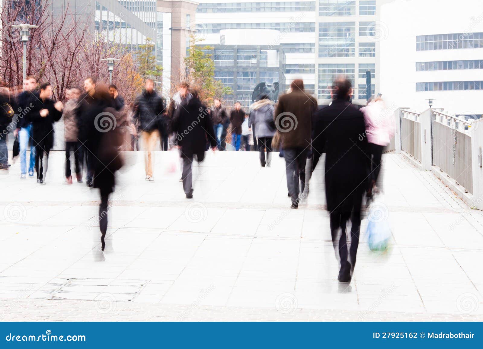 Office Worker on the Way To the Office Stock Photo - Image of pavement ...