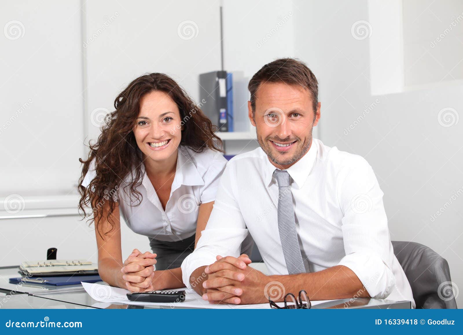 Office workers stock photo. Image of owner, partners - 16339418
