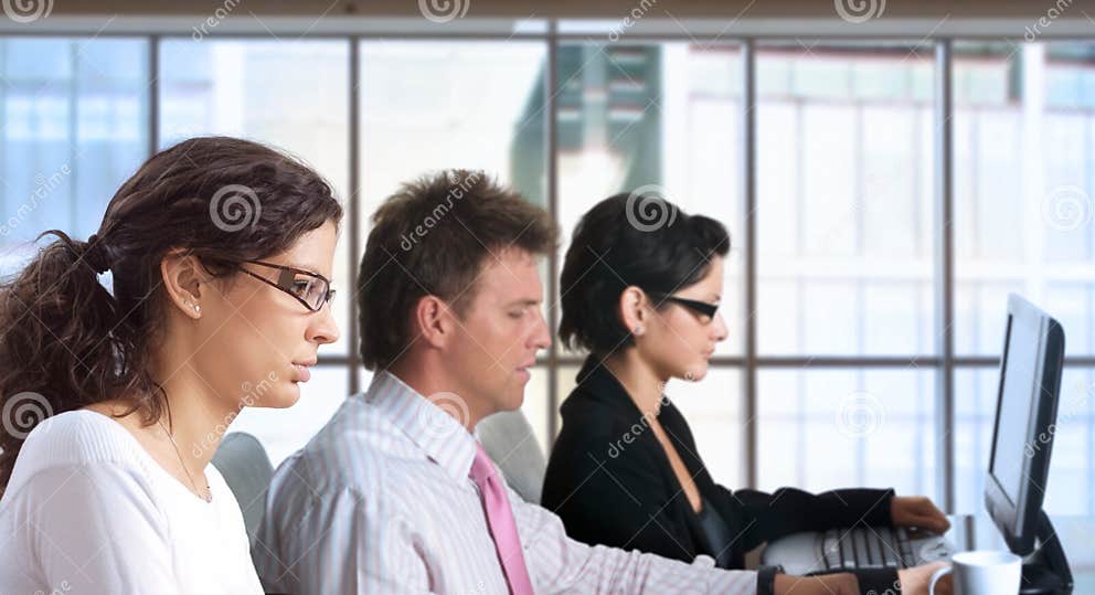Office workers stock image. Image of file, businesspeople - 2455589