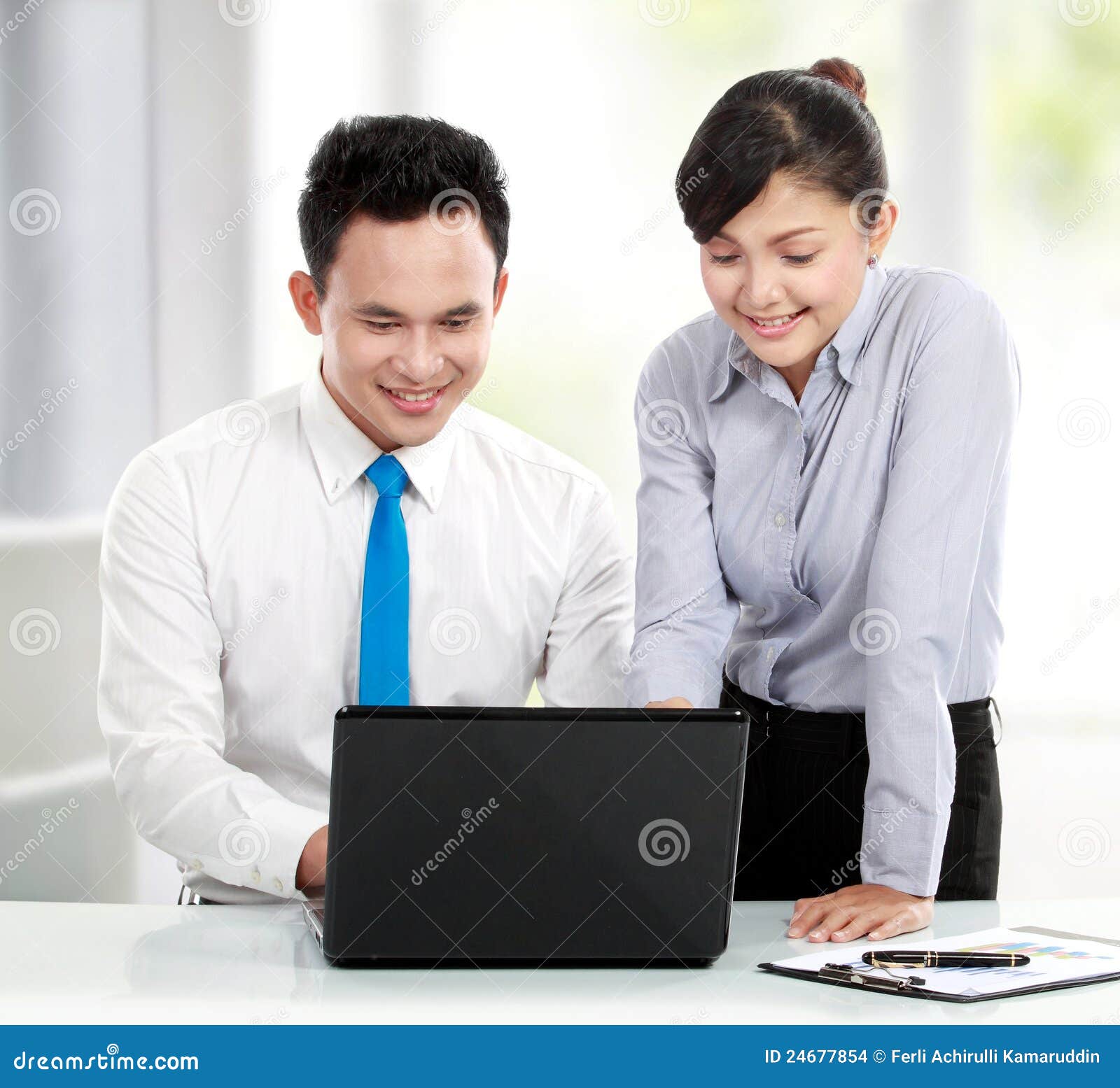 Office workers stock photo. Image of meeting, people - 24677854