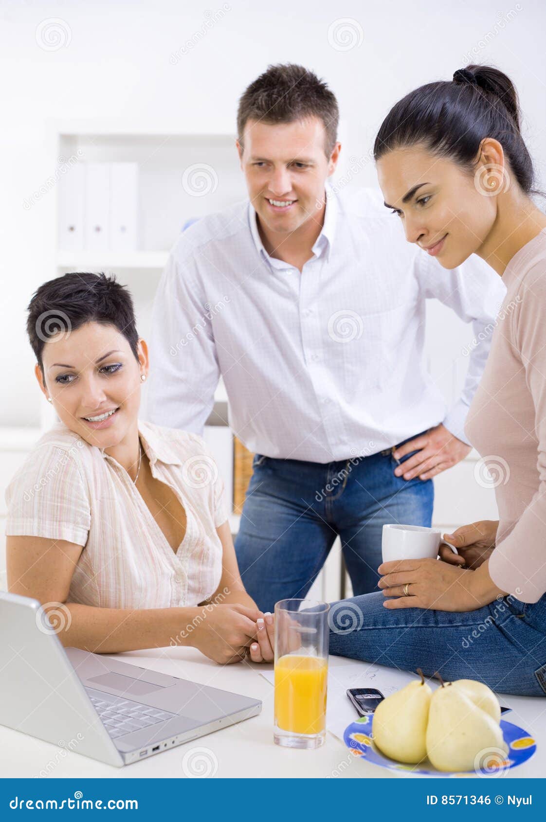 Office workers stock photo. Image of adult, businesswoman - 8571346