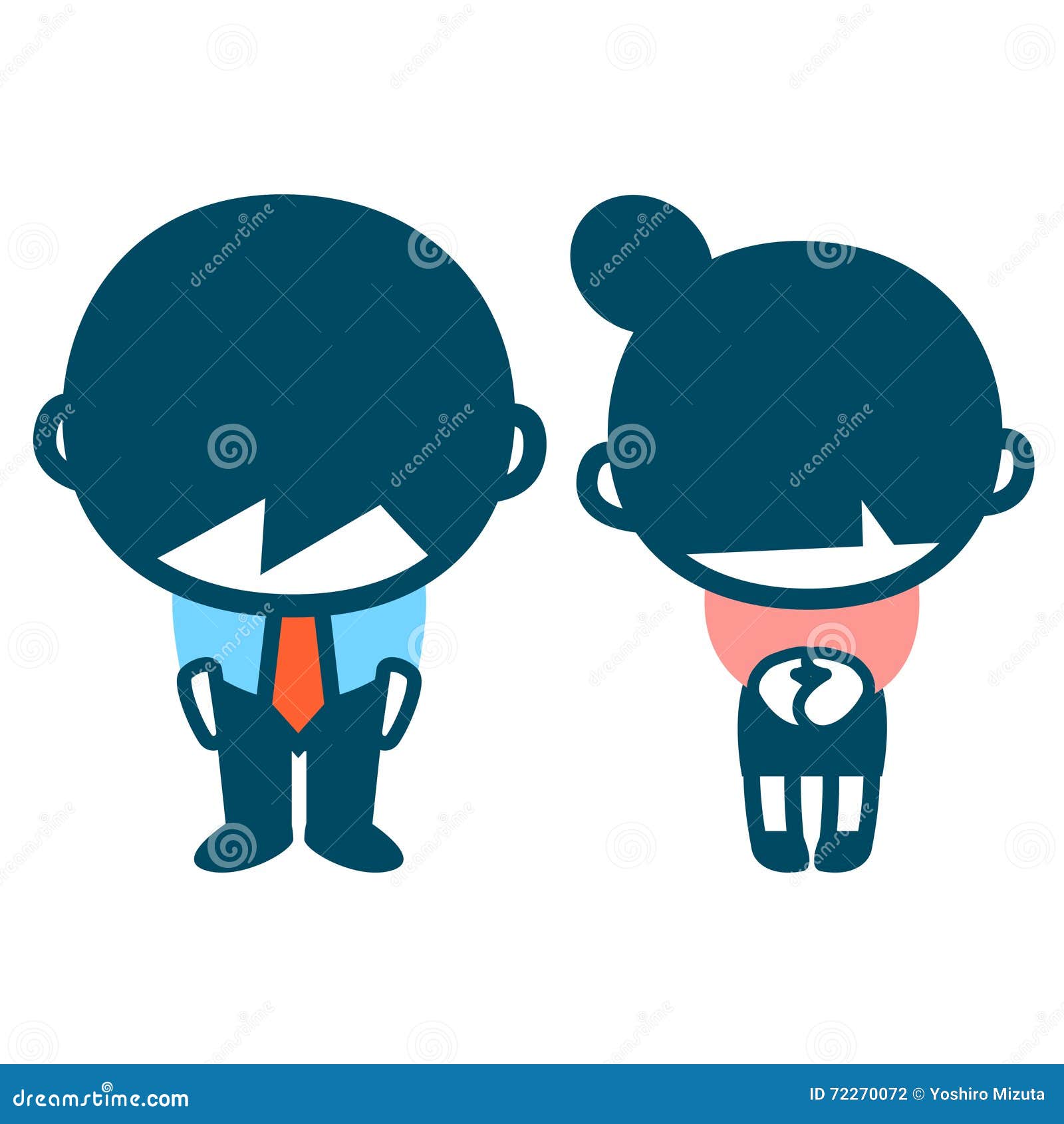 Office workers,apologize stock vector. Illustration of business - 72270072