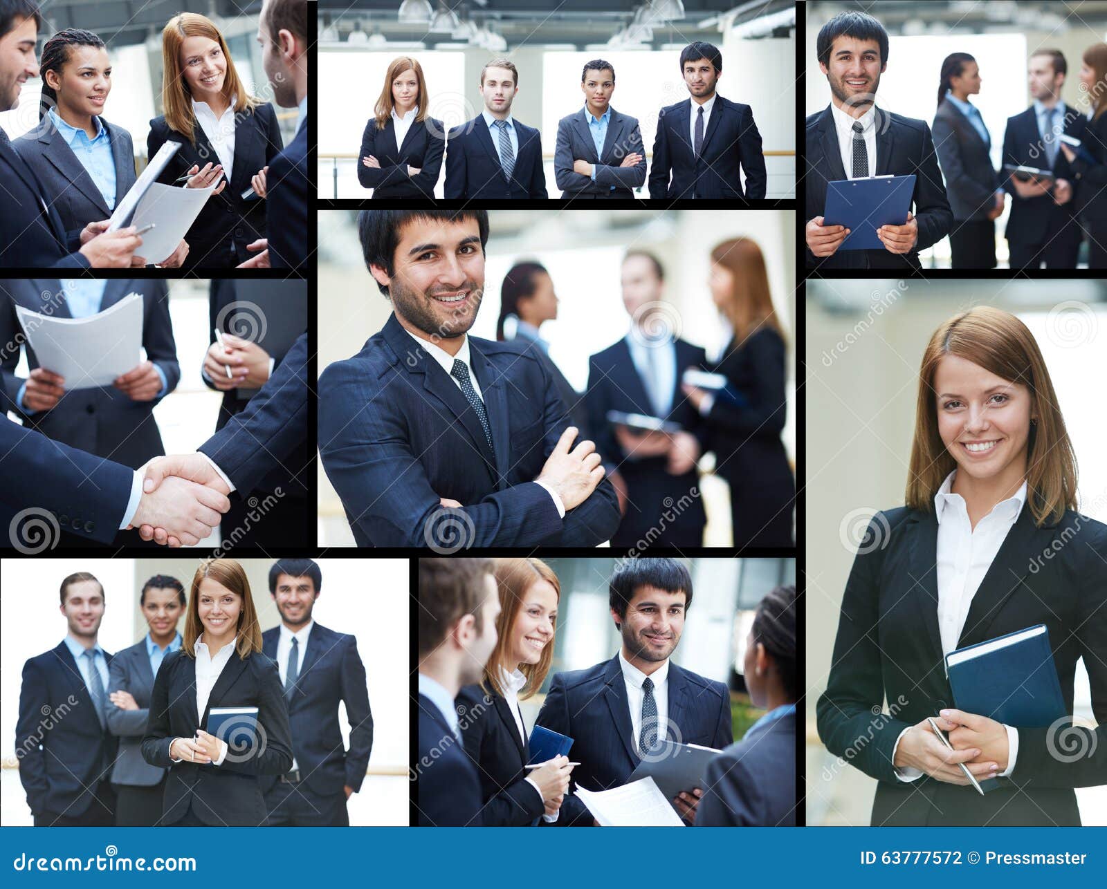 Office workers stock photo. Image of explaining, smiling - 63777572