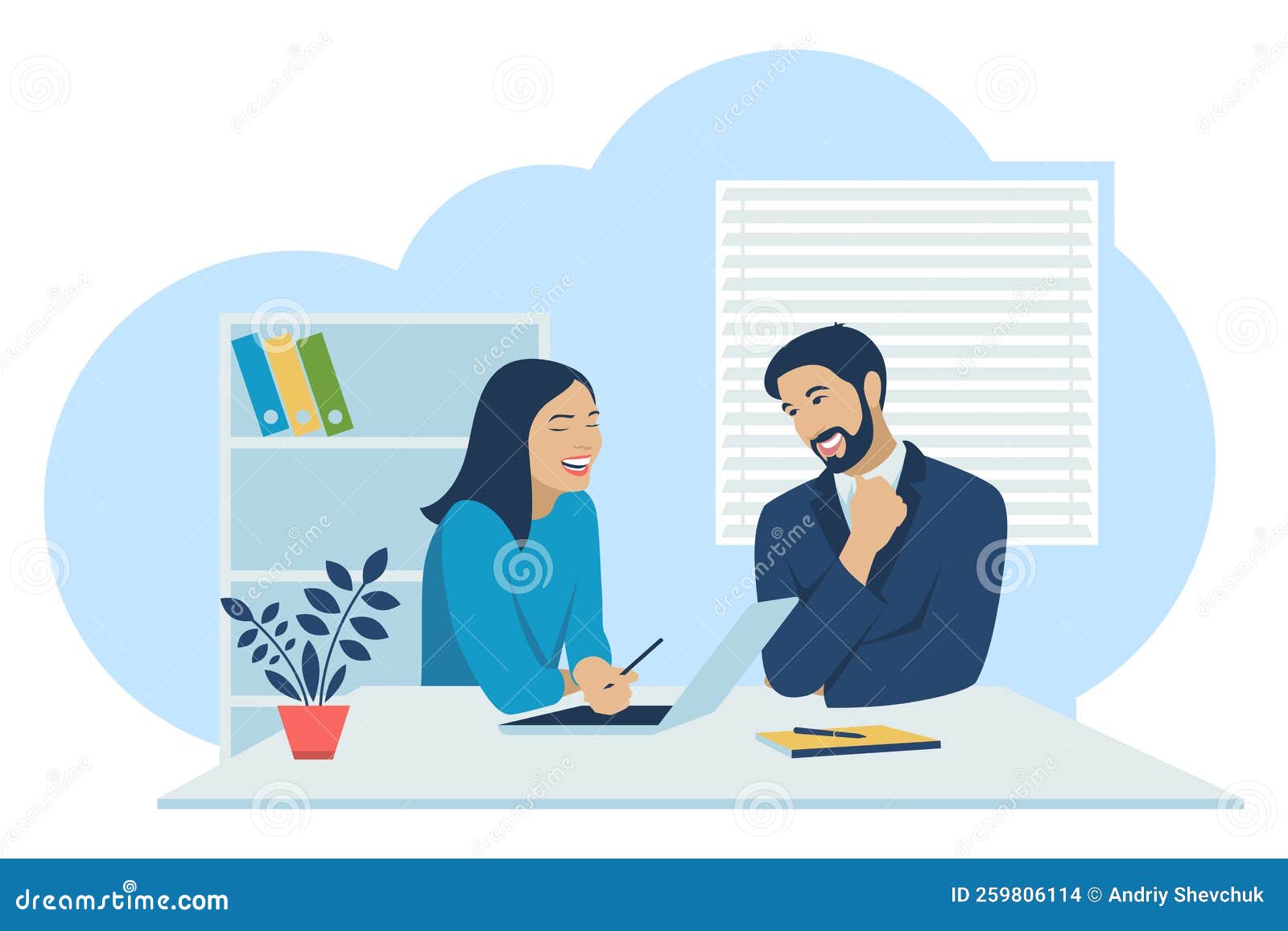 Office Jokes Isolated Cartoon Vector Illustration. | CartoonDealer.com #271470734