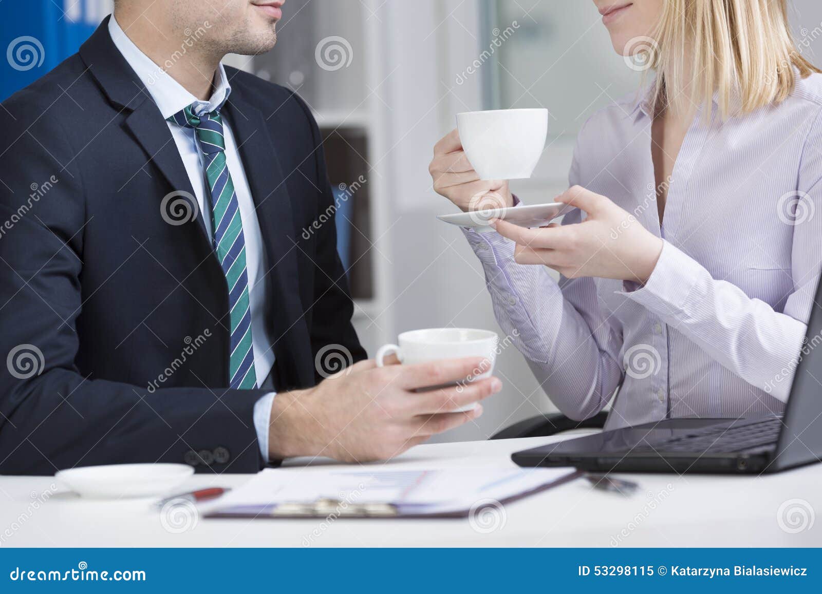 Office Workers Drinking Coffee Stock Image - Image of appointment ...
