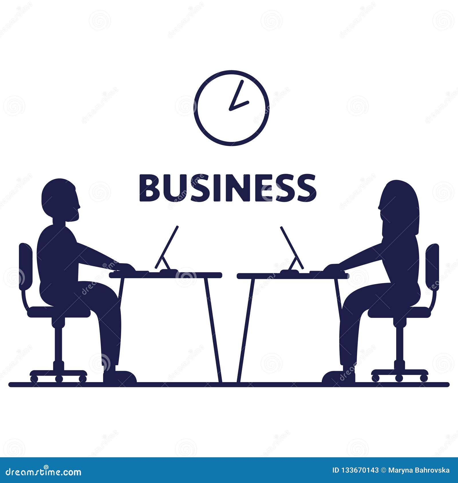 Office Workers Icon Illustration Isolated Vector Sign Symbol Stock ... Office Workers Icon Illustration Isolated Vector Sign Symbol Stock ...