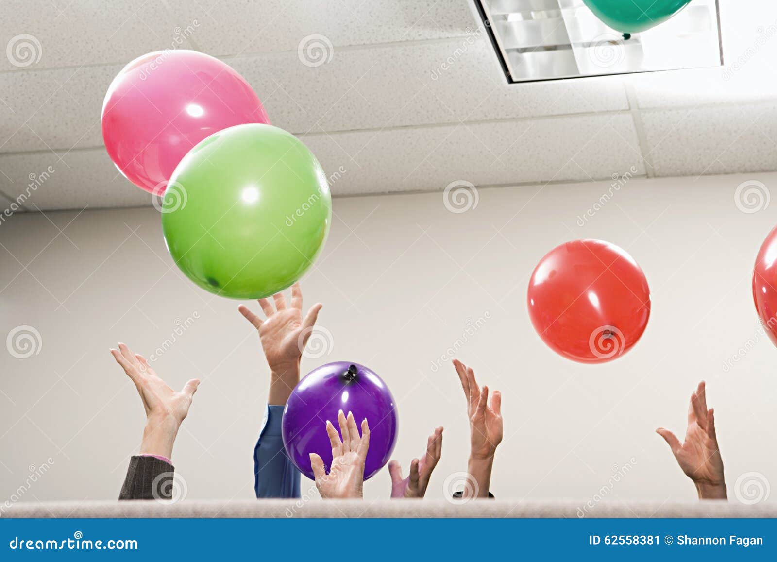 Office Workers Playing Balloons Stock Photos - Free & Royalty-Free ...