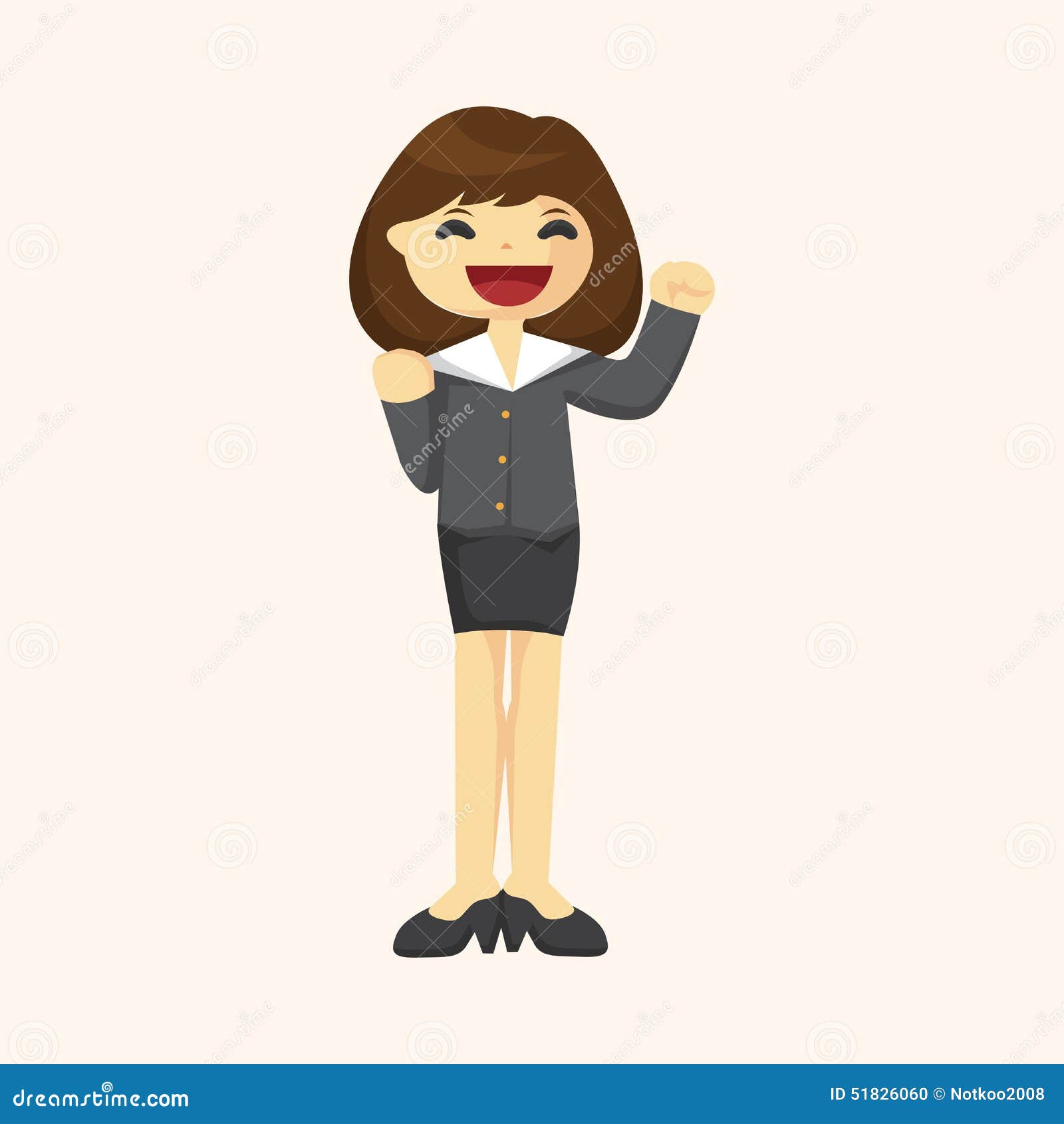 Office Workers Theme Elements Stock Vector - Illustration of happy ...