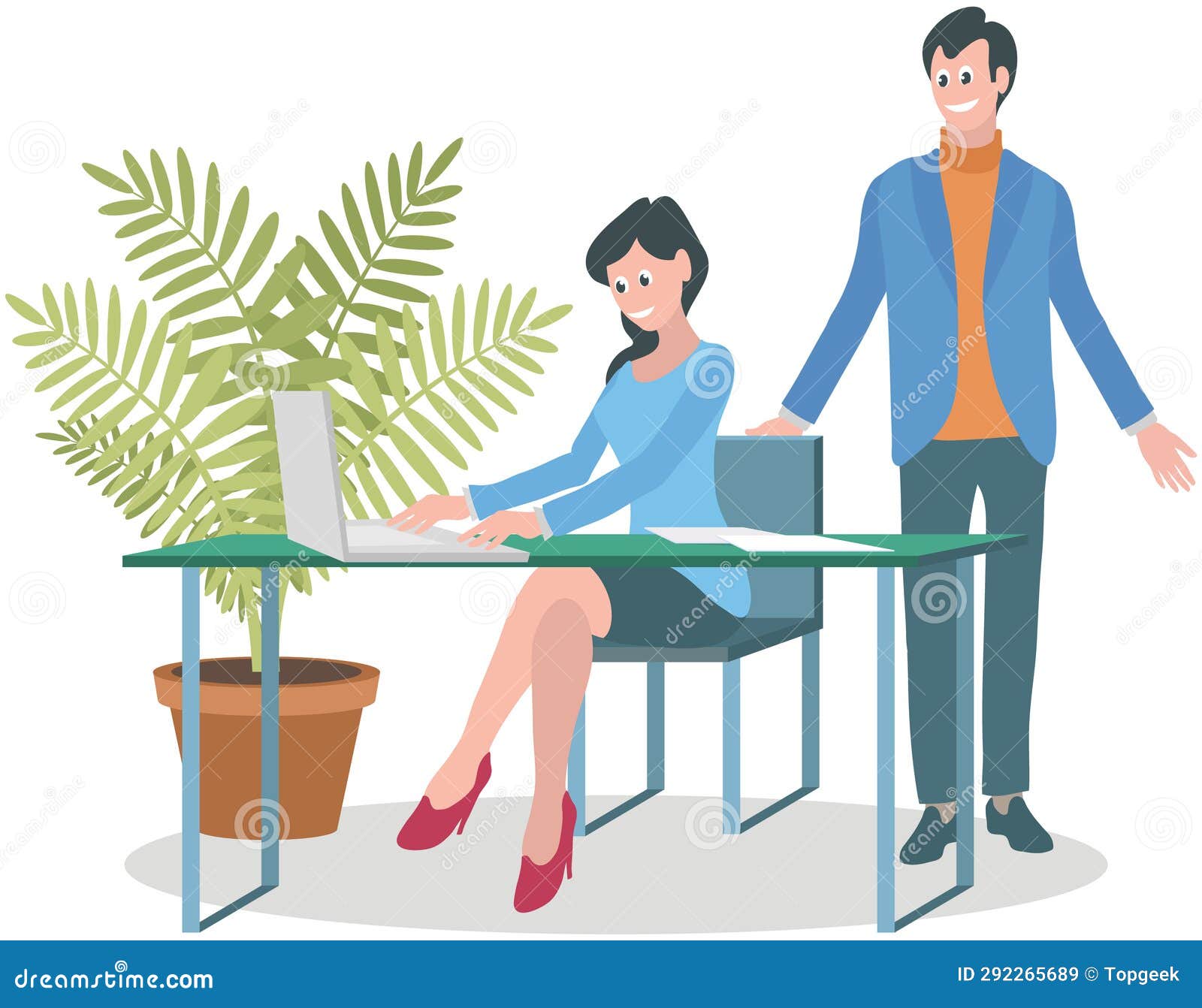 Office Workers. Office Workers Strive for Continuous Improvement and ...