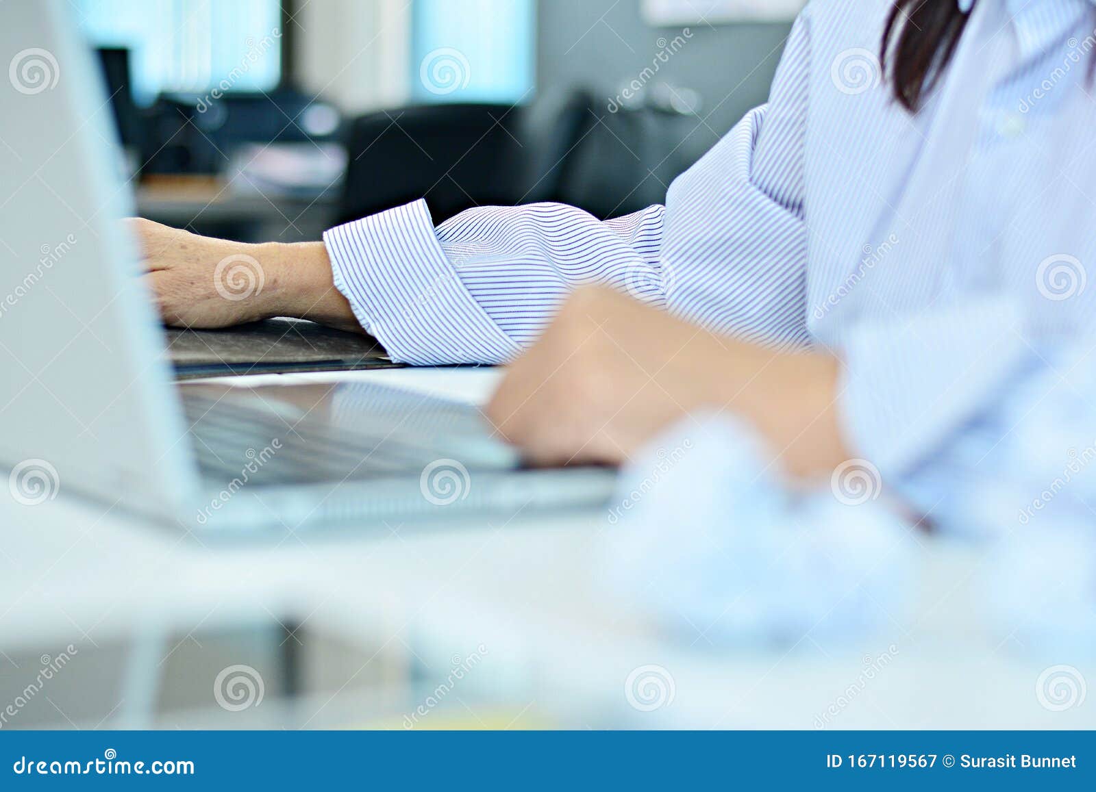 Working through Computer Systems and the Internet Stock Image - Image ...