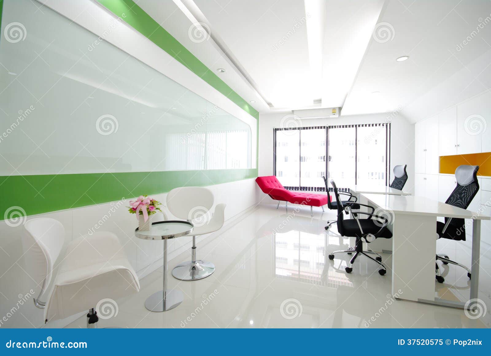Office Working Area stock image. Image of area, contemporary - 37520575