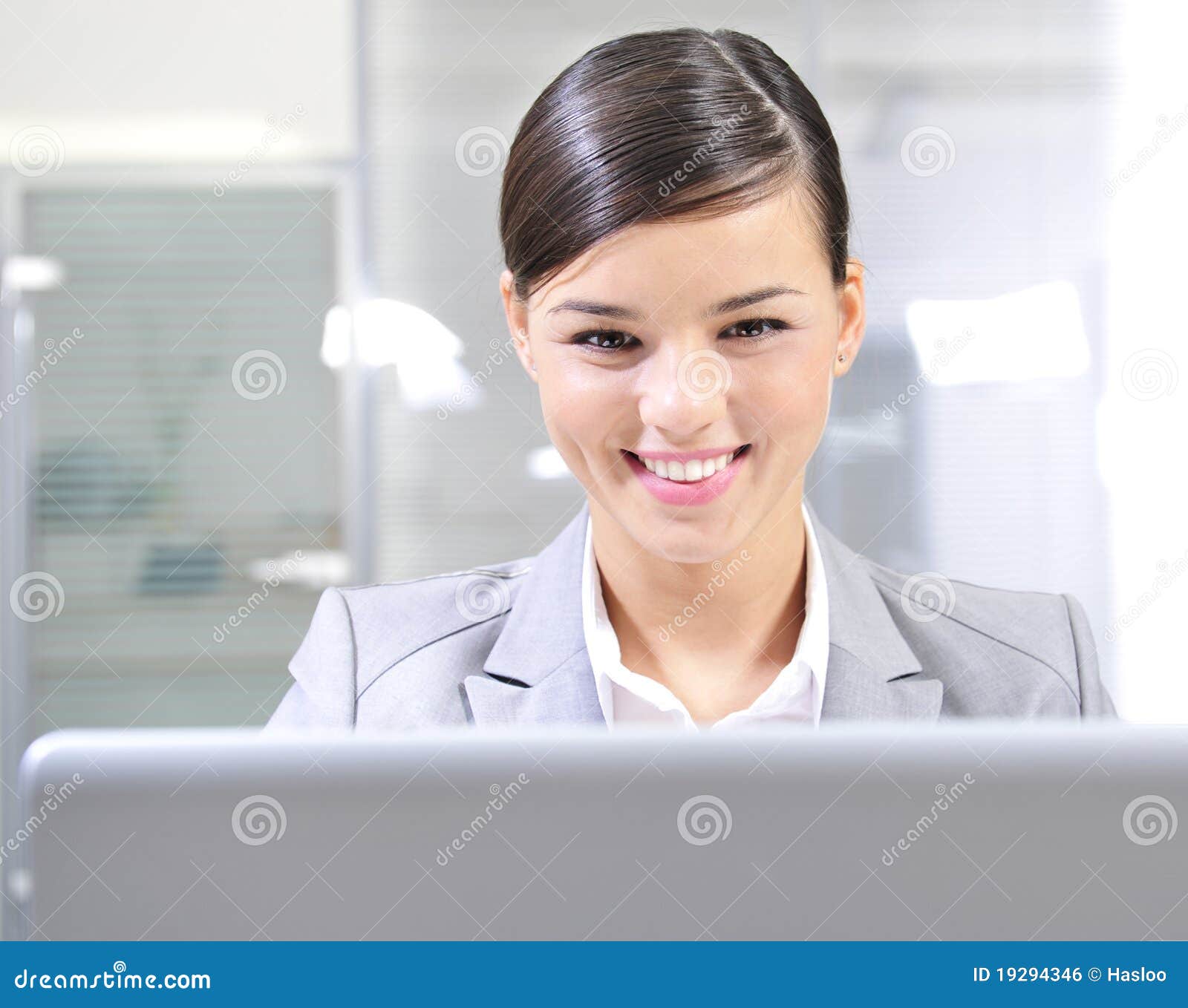 Office Working Typing on a Computer Stock Photo - Image of ...