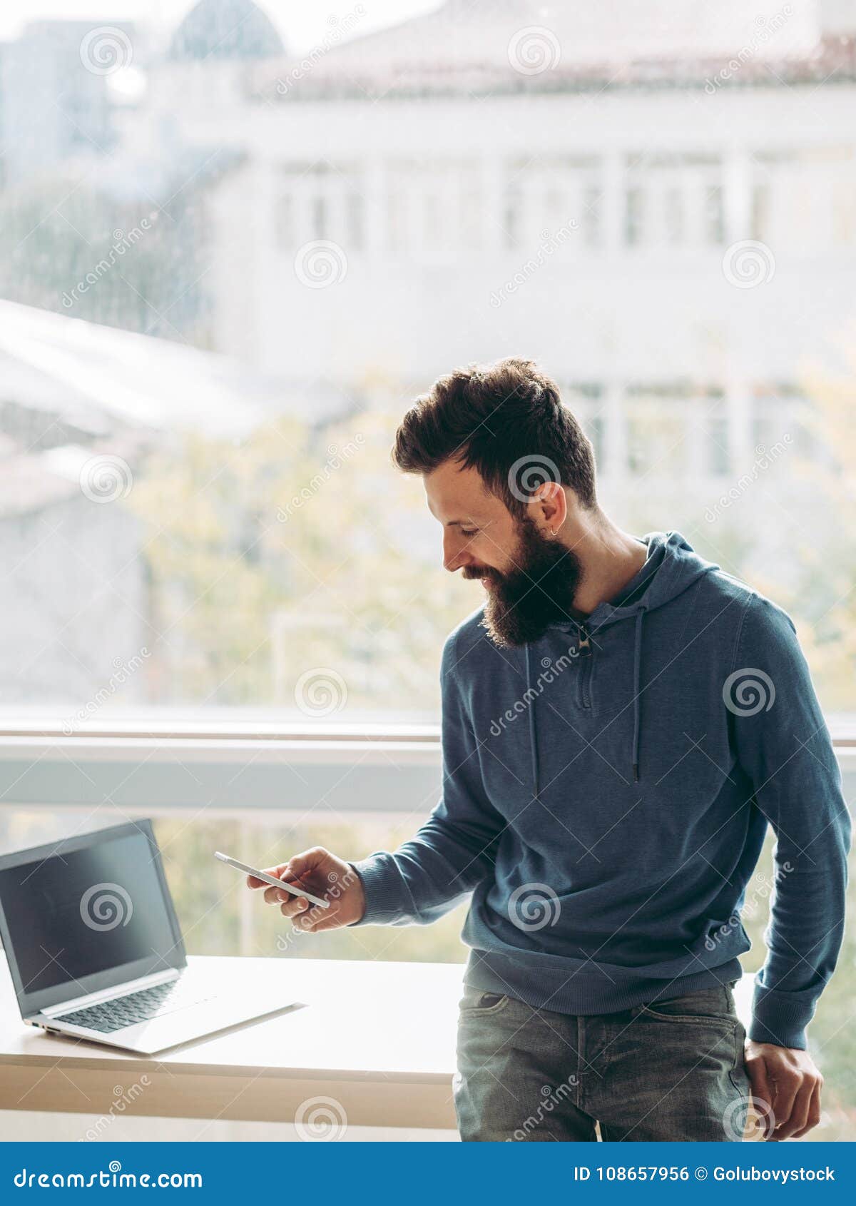 Office Workplace Man Business Phone Call Stock Photo - Image of phone ...