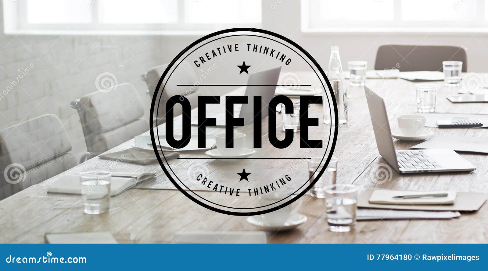 Office Workplace Place of Work Working Headquarter Concept Stock Photo ...