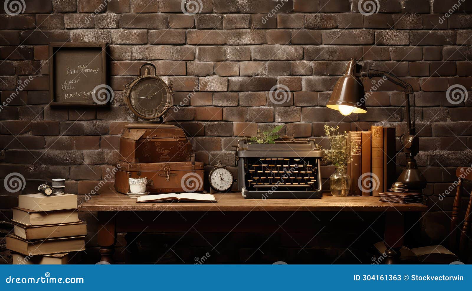 Office Workplace Table Background Stock Illustration - Illustration of ...