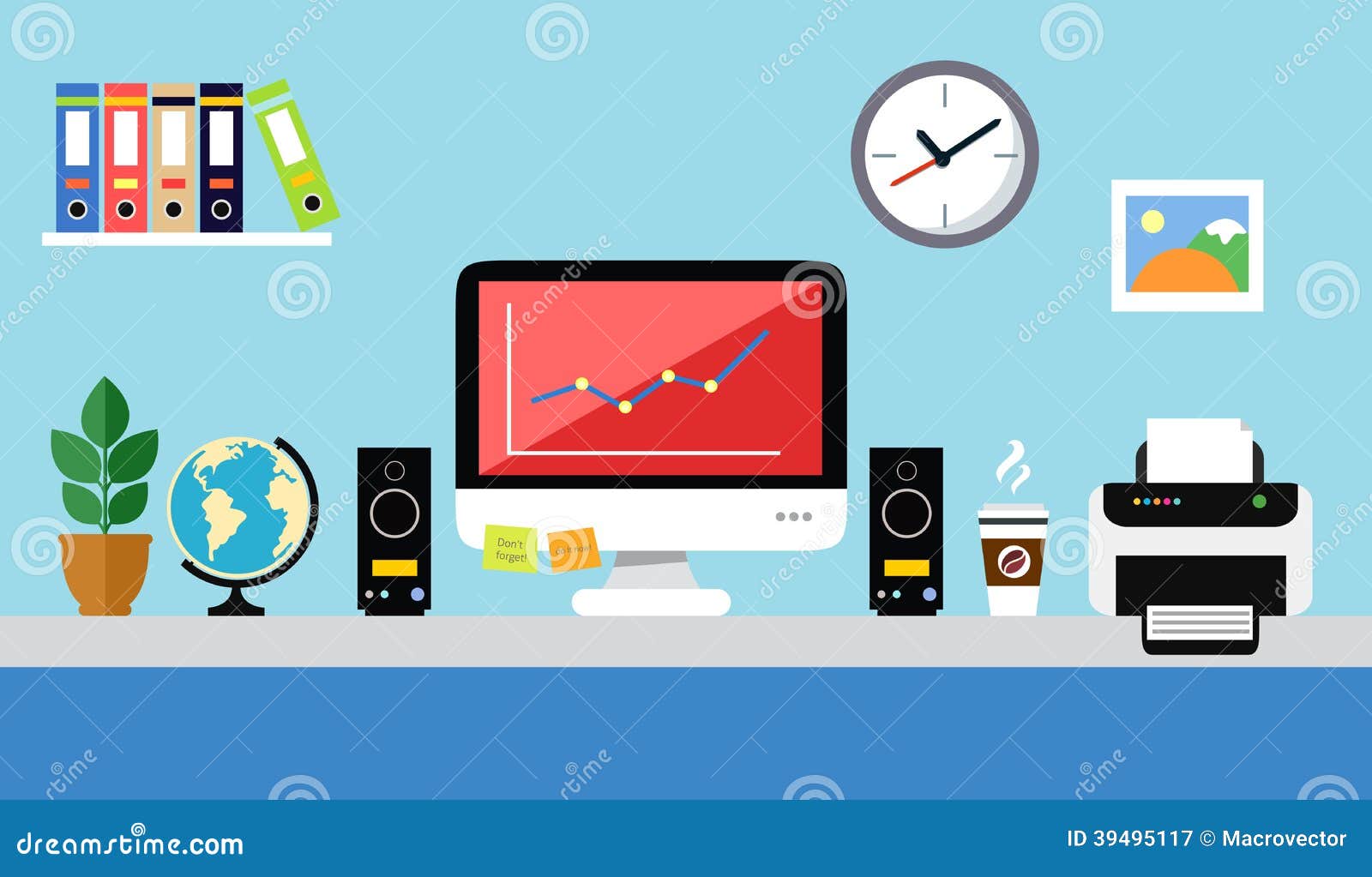 Workstation Cartoons, Illustrations & Vector Stock Images - 34545 ...