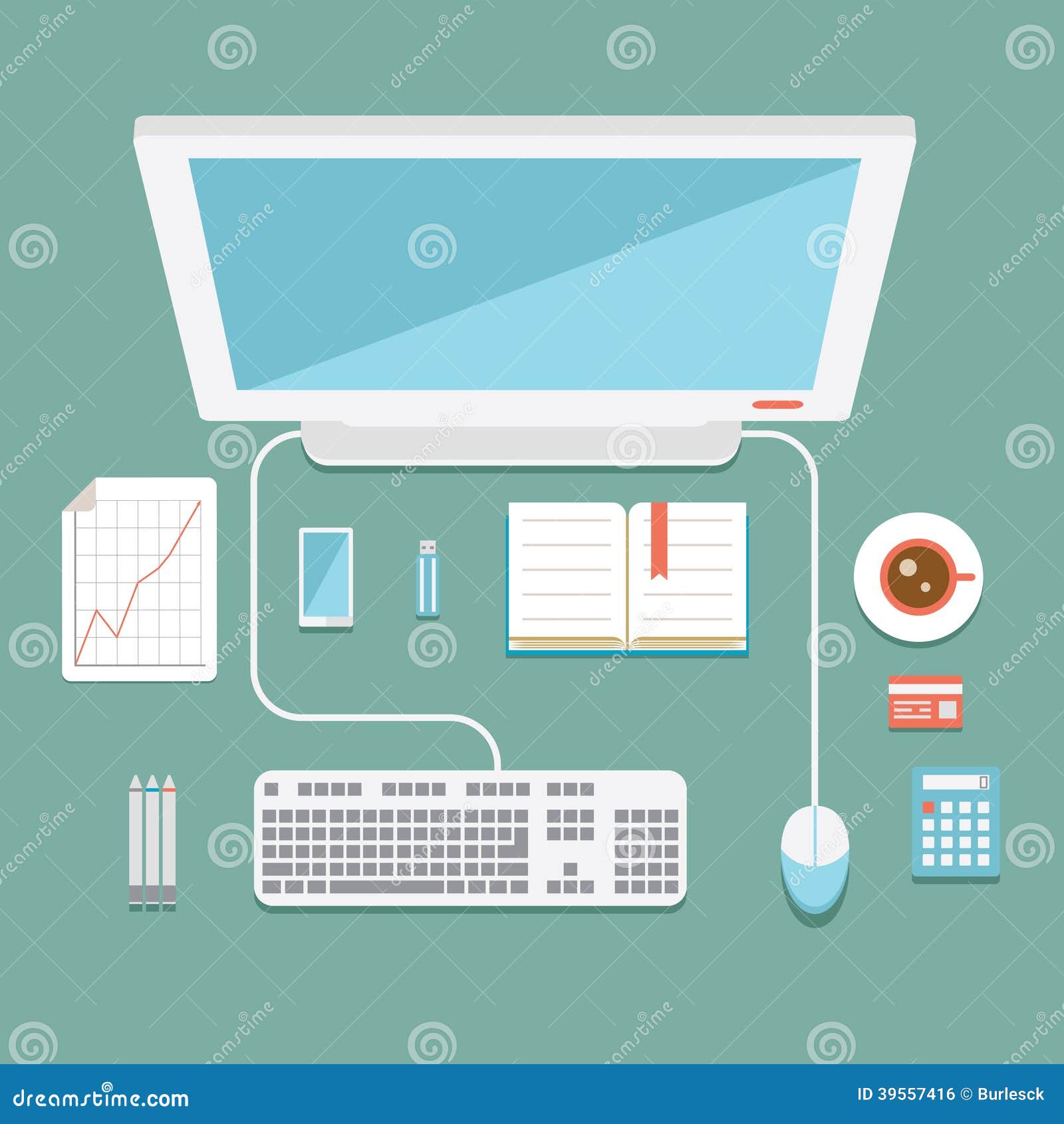 Workstation Cartoons, Illustrations & Vector Stock Images - 25544 ...