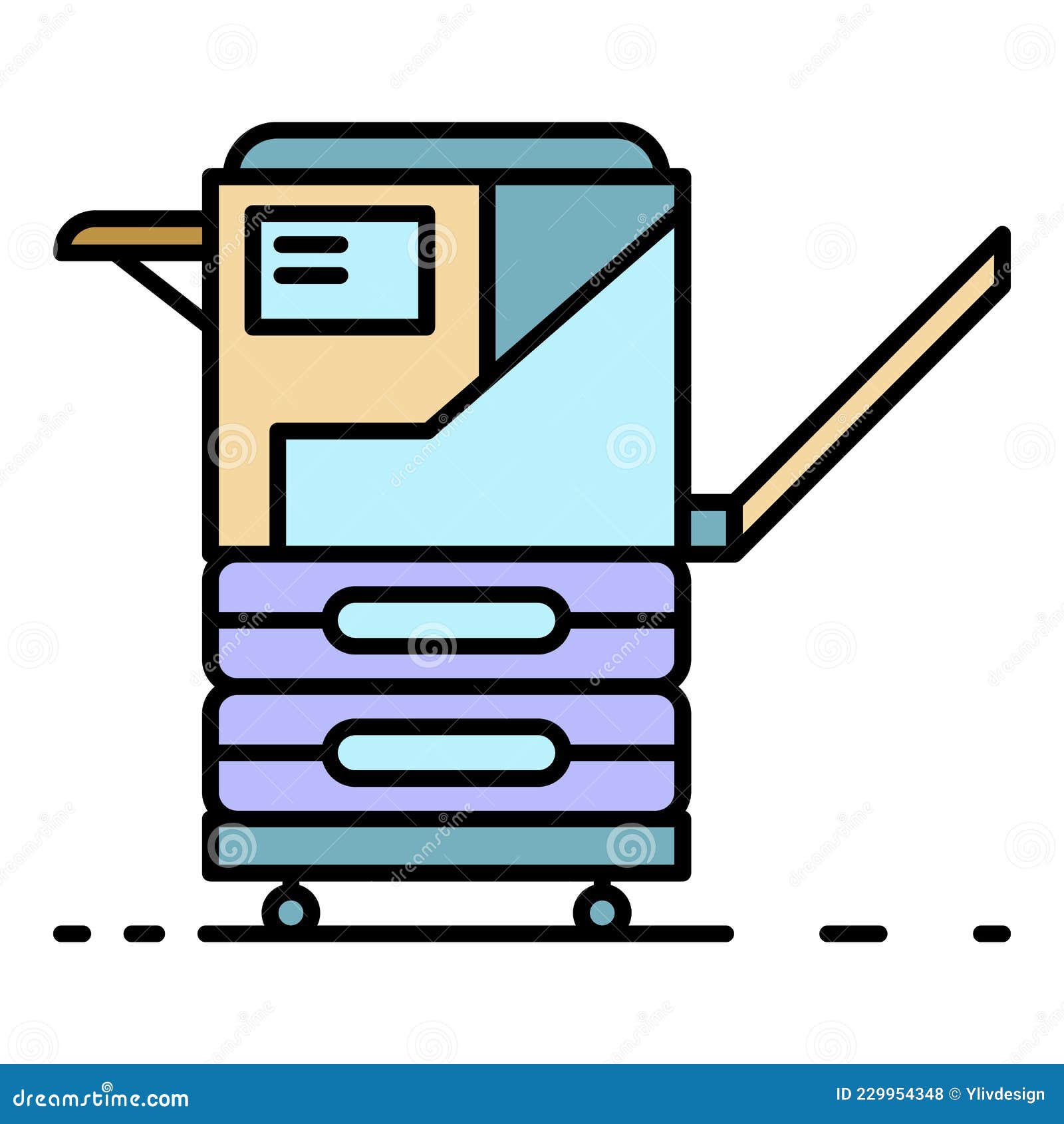 Xerox Icon In Trendy Design Style. Xerox Icon Isolated On White ...