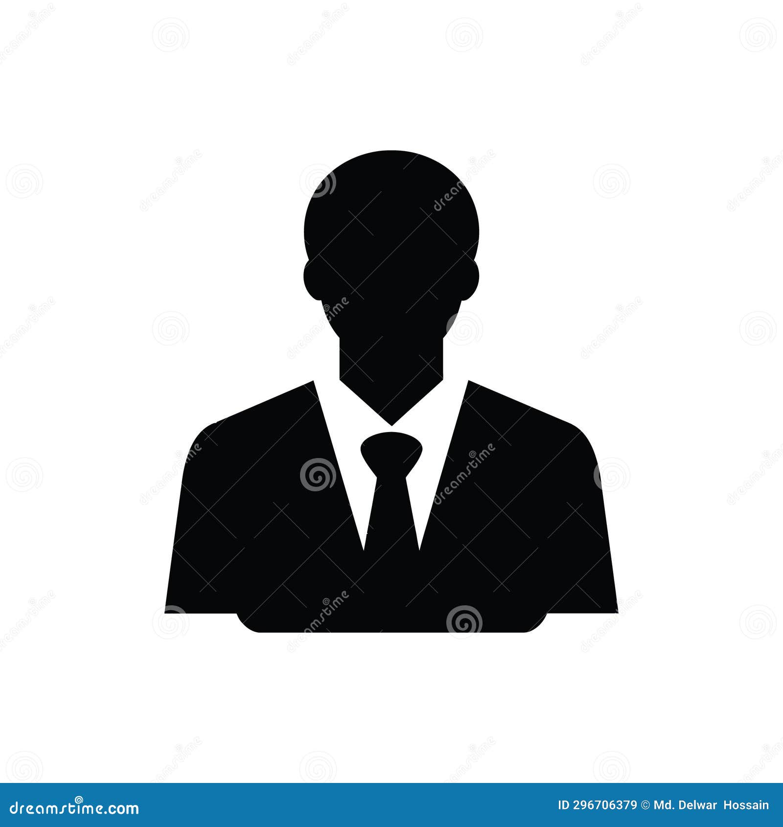Officer Icon stock vector. Illustration of avatar, user - 296706379