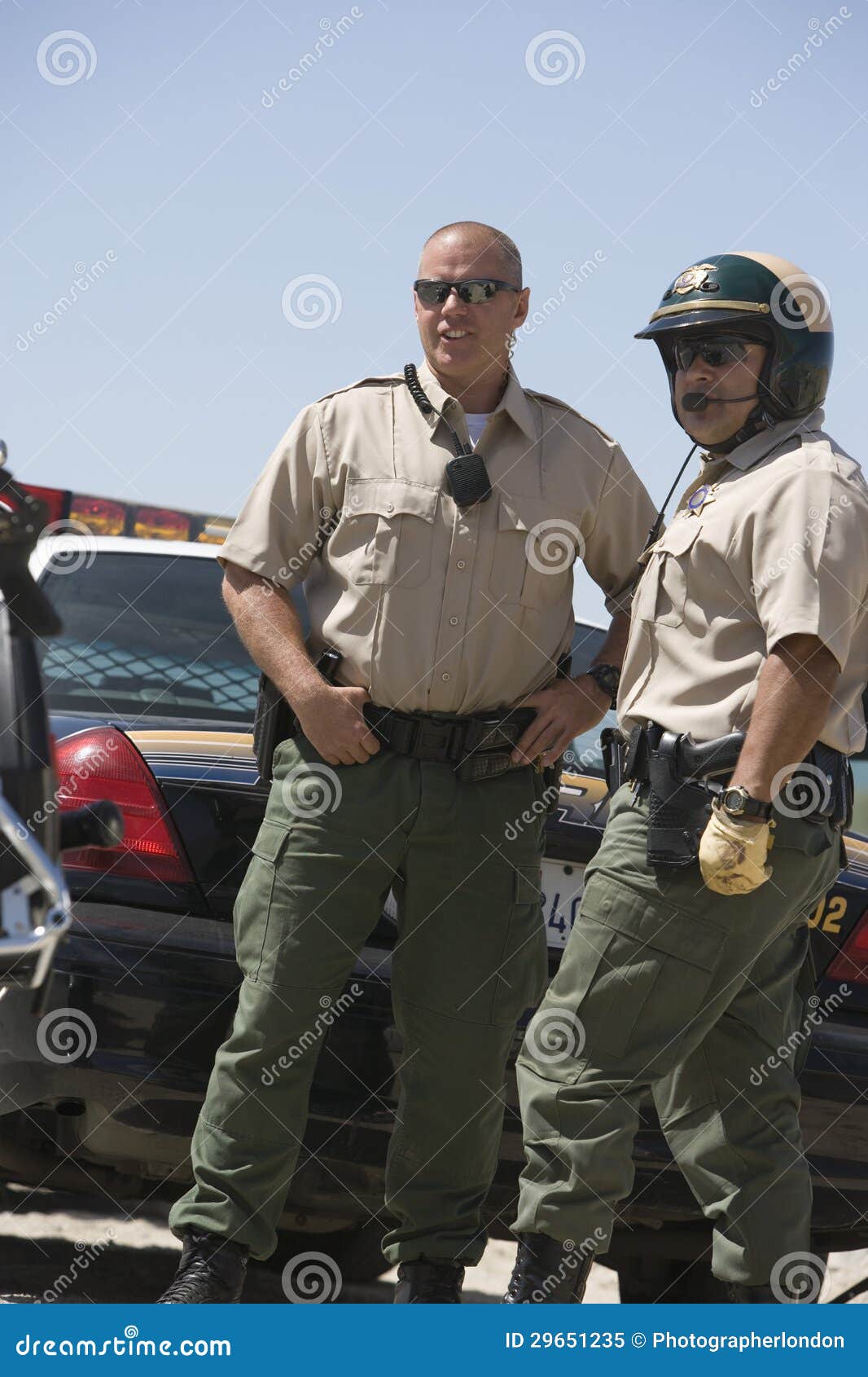 Officers Standing Together stock image. Image of policeman - 29651235