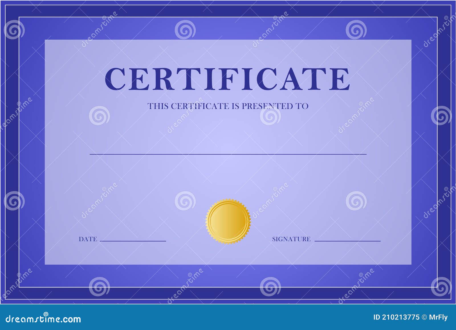 Official Certificate Template