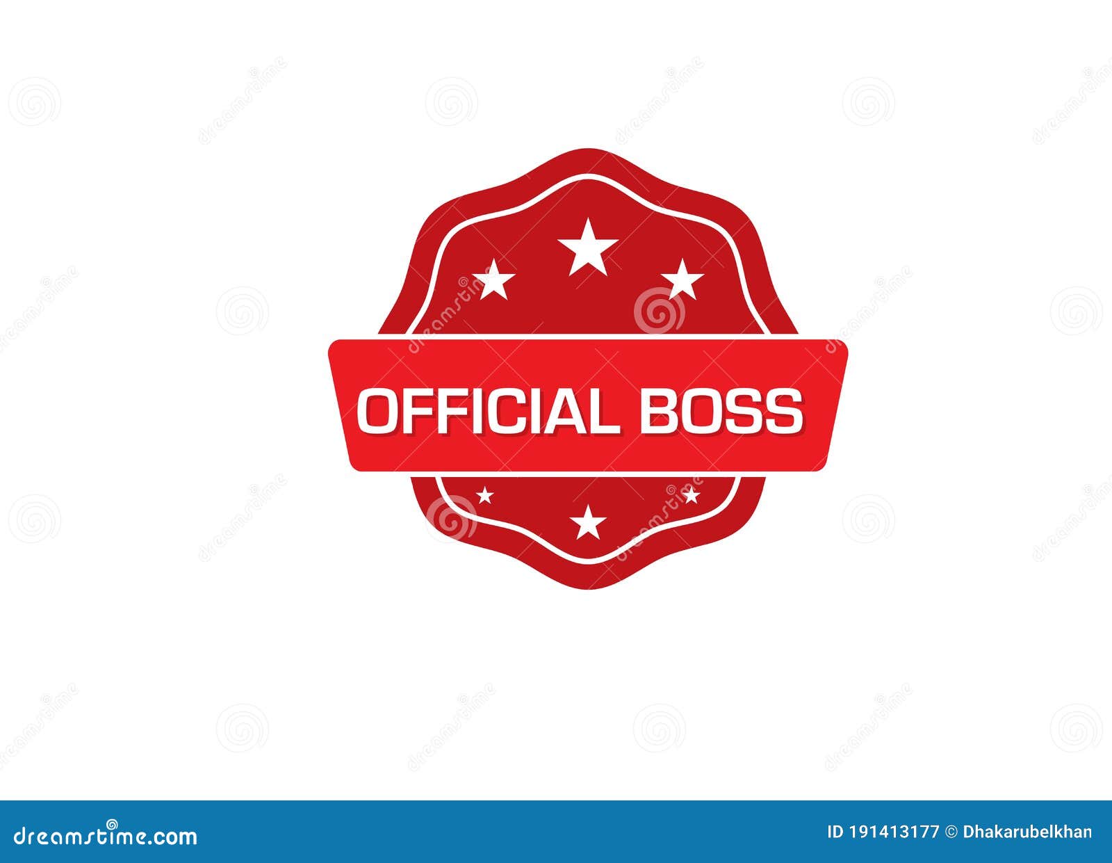 Official Boss Rubber Stamp,Official Boss Rubber Stamp Stock Vector ...