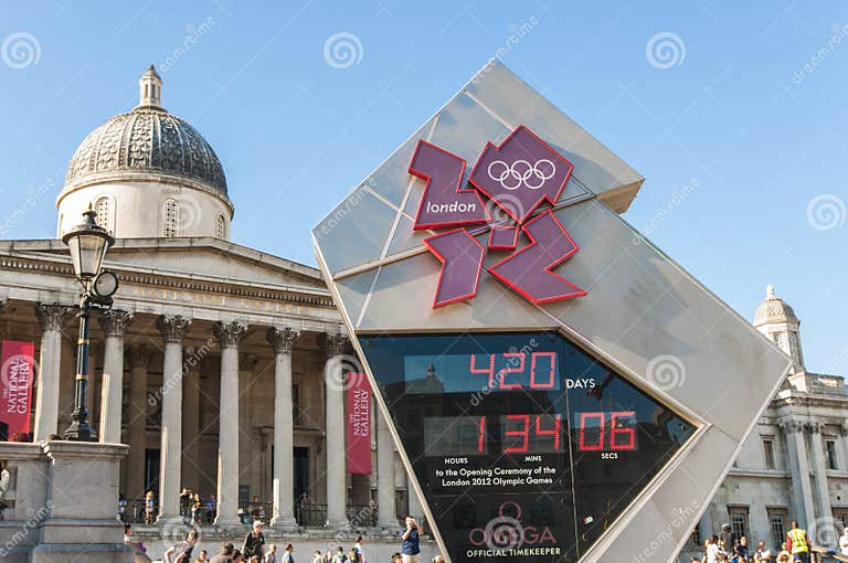 Official Countdown Clock for the Olympic and P Editorial Stock Photo ...